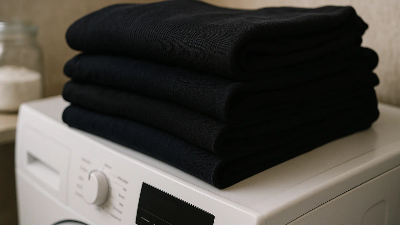 Como preservar a cor das roupas escuras com uma técnica natural ...